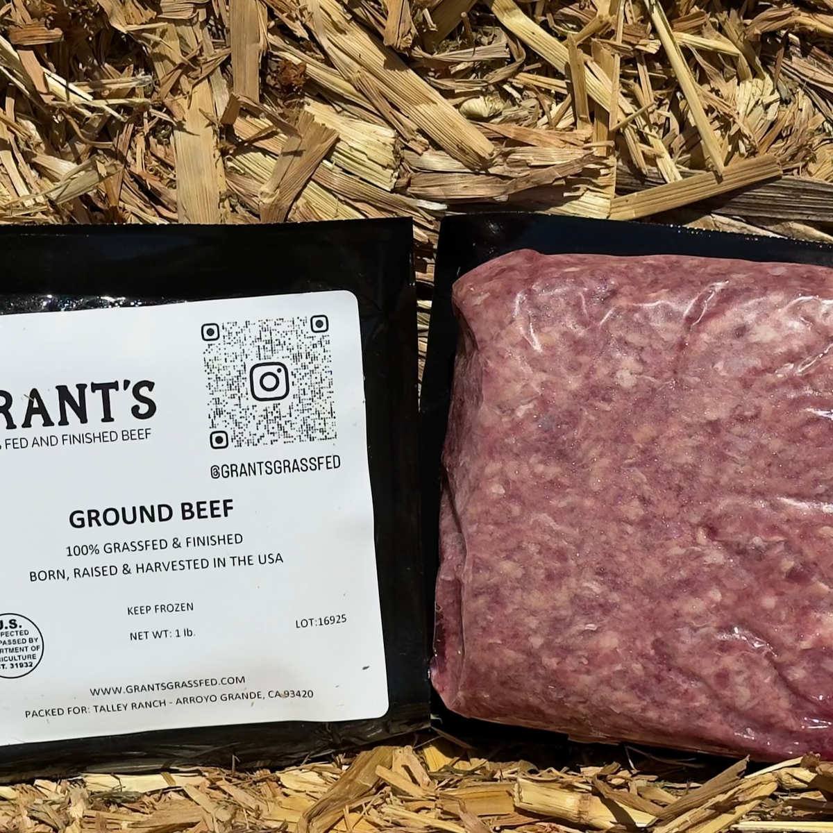 Grass Fed Grass Finished Ground Beef (5 LB Box) – Grant's Grass Fed